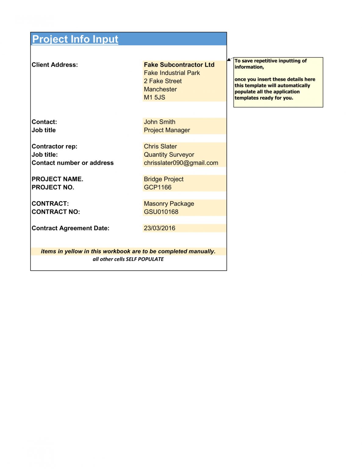 Progress Payment / Payment Schedule Excel Template - webQS